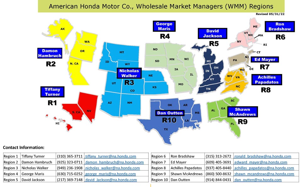 Contact American Honda